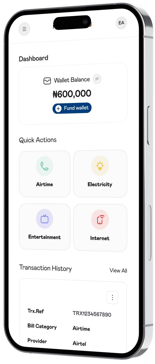 Web Trends Hub - Bill Payment Platform
